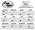 Delivery Calendars - Pureaqua Water Company
